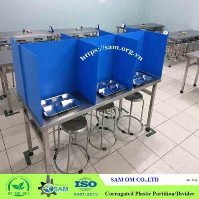 Corrugated Plastic Desktop Partition - SAM packaging company